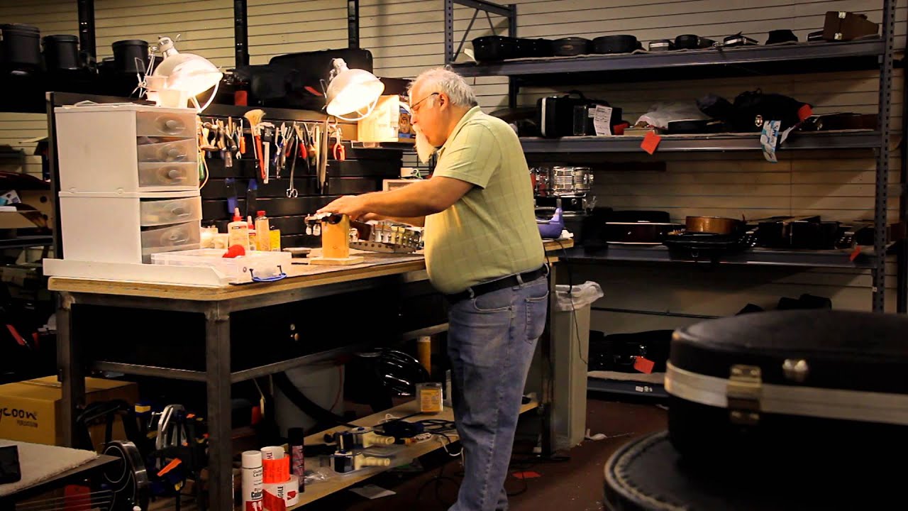 Bookmans Musical Instrument Repair Shop - YouTube
