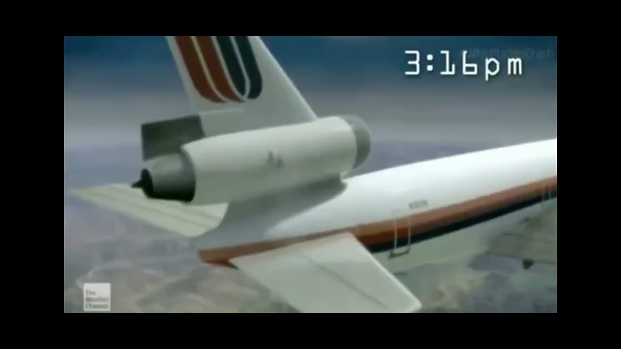 United Airlines Flight 232 Crash Animation - YouTube