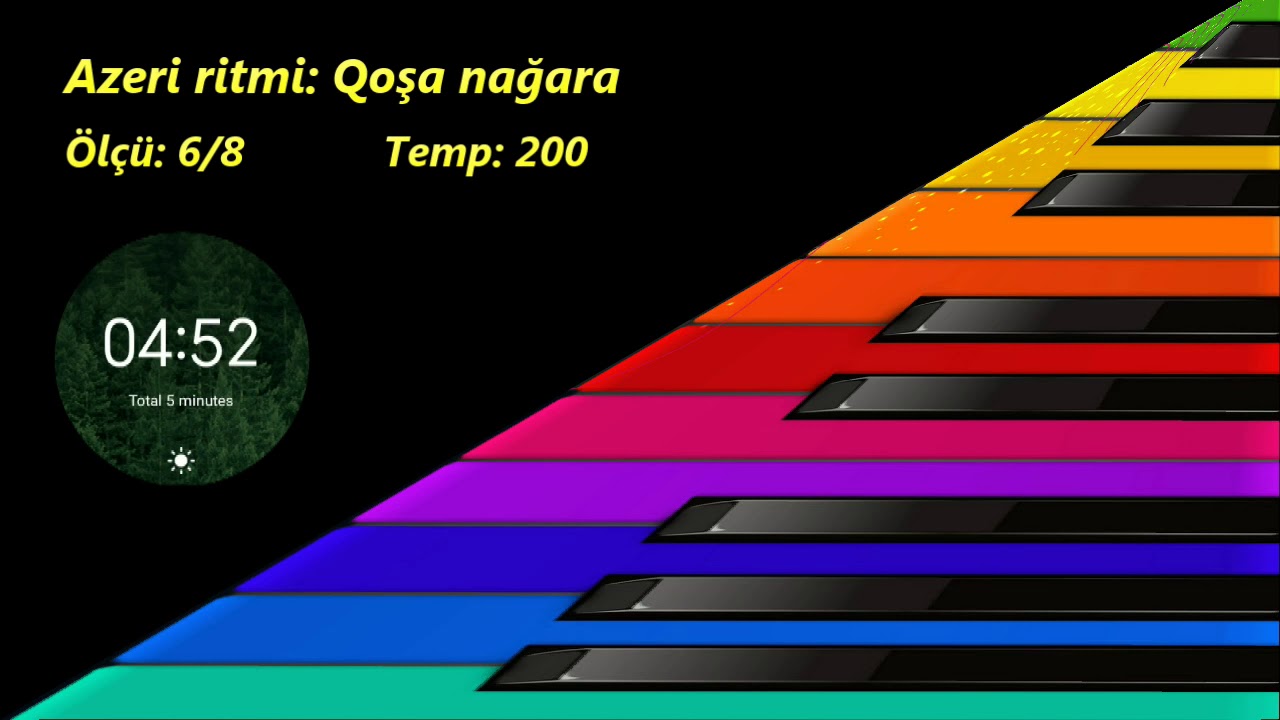 Azeri qosa nagara ritmi Temp-200 - YouTube