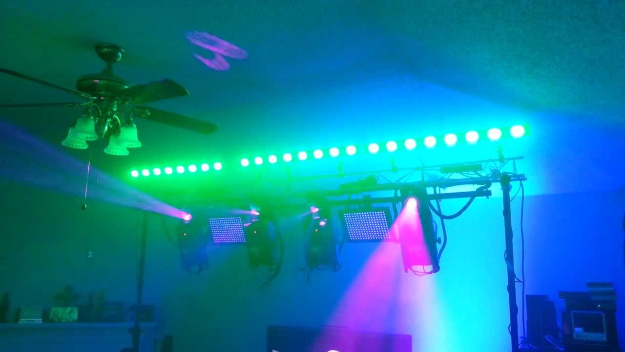 ADJ Inno Scan, Inno Roll, and Mega Pixel LED Color Bars, Cell Phone ...