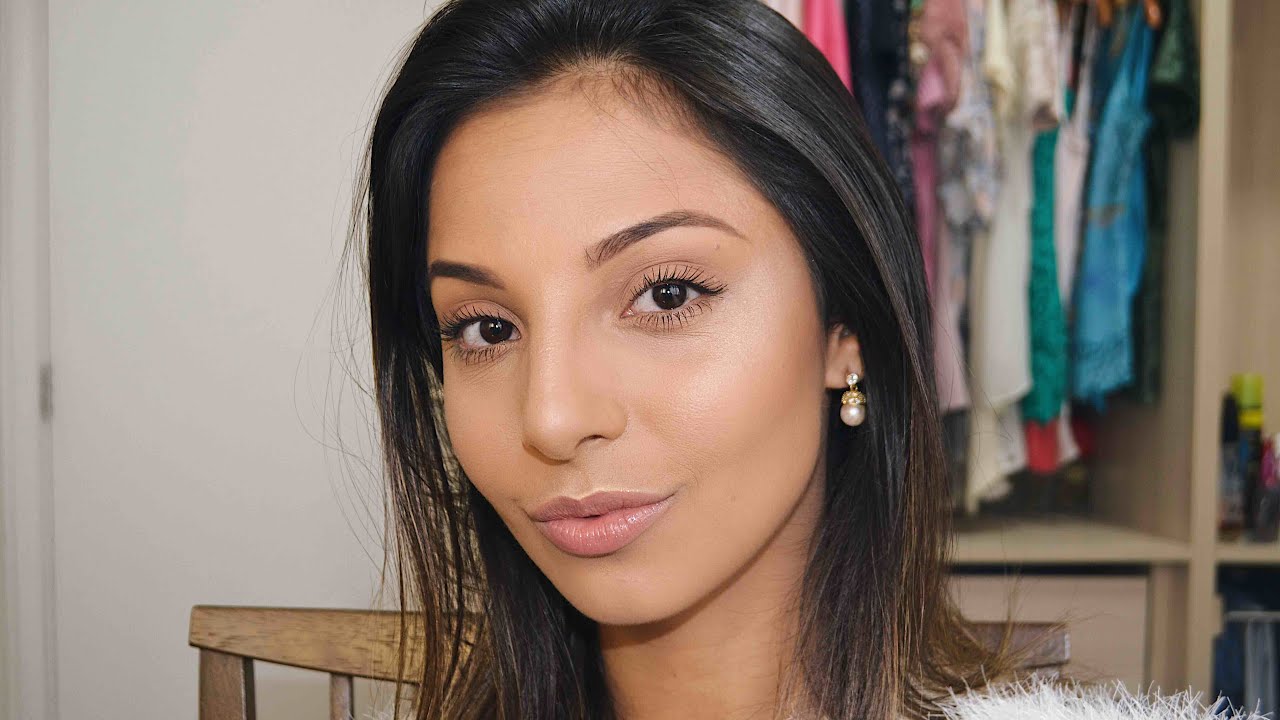 Maquiagem para morenas - Pele de gringa - YouTube