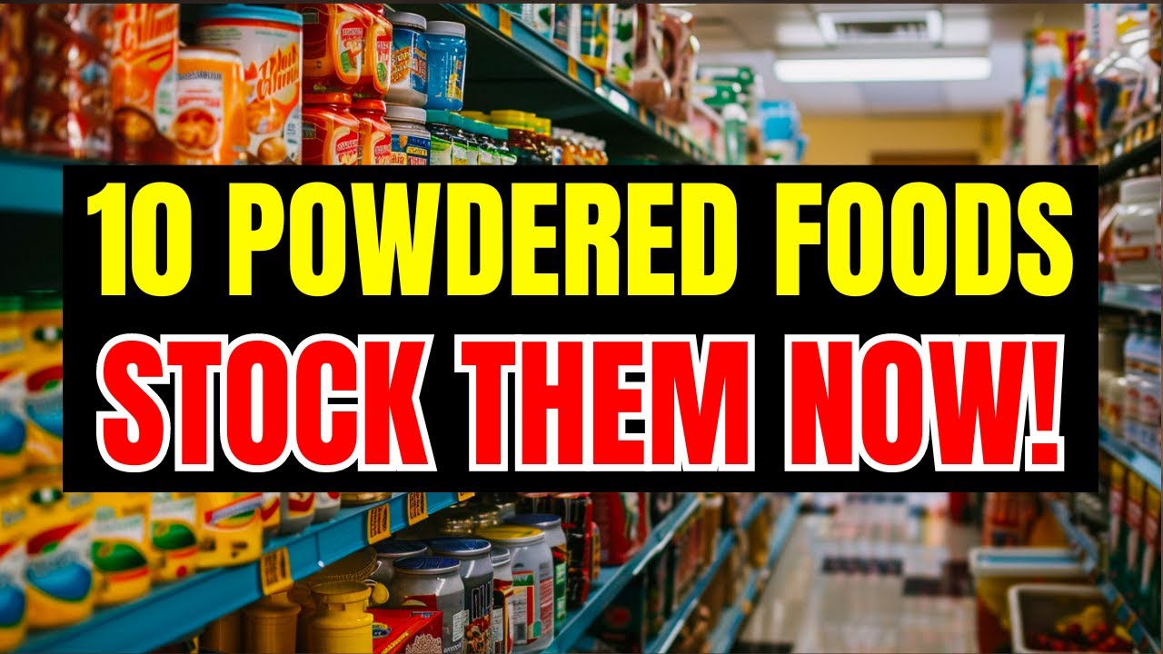 10 Powdered Foods That LAST FOREVER! (30+ Year Shelf Life) - YouTube