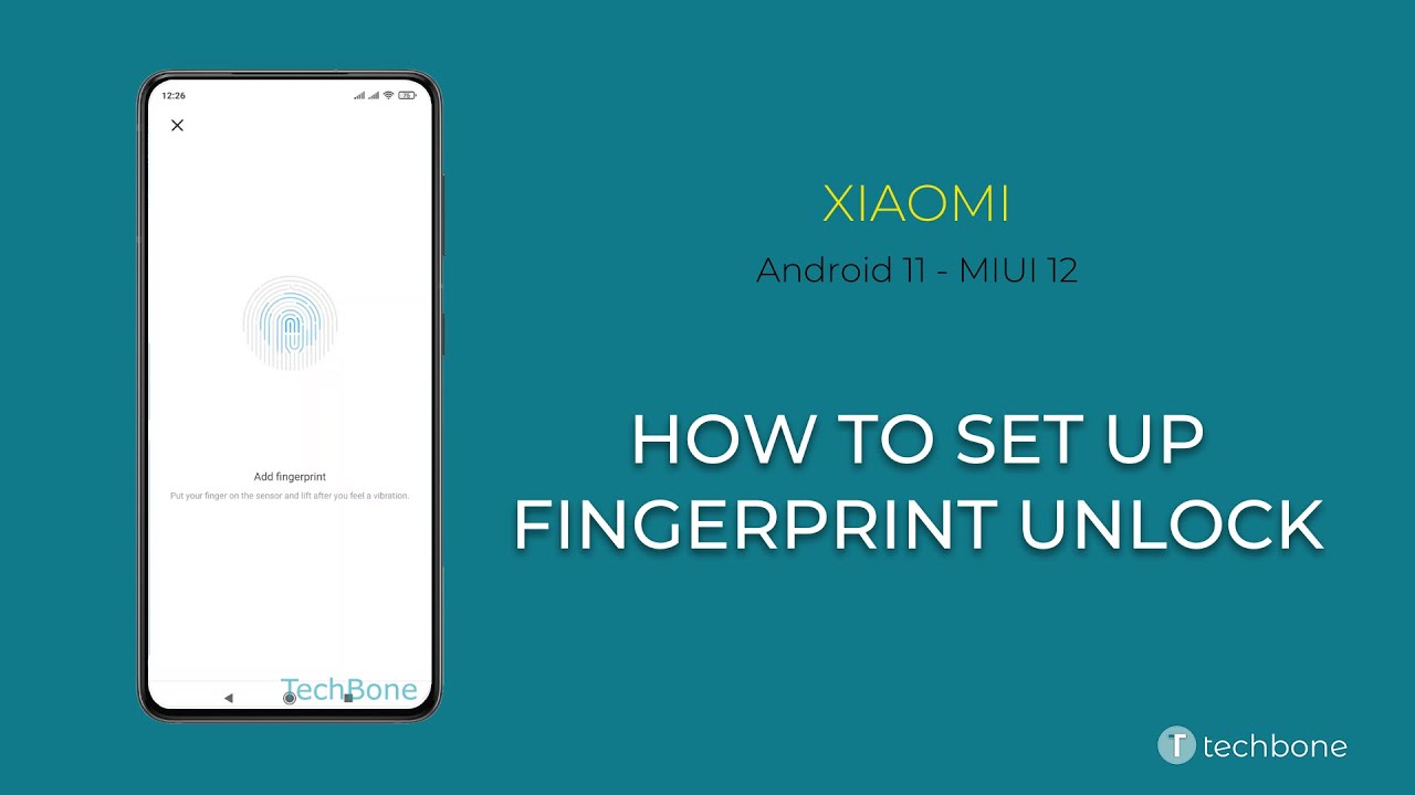 How to Set up Fingerprint unlock - Xiaomi [Android 11 - MIUI 12] - YouTube