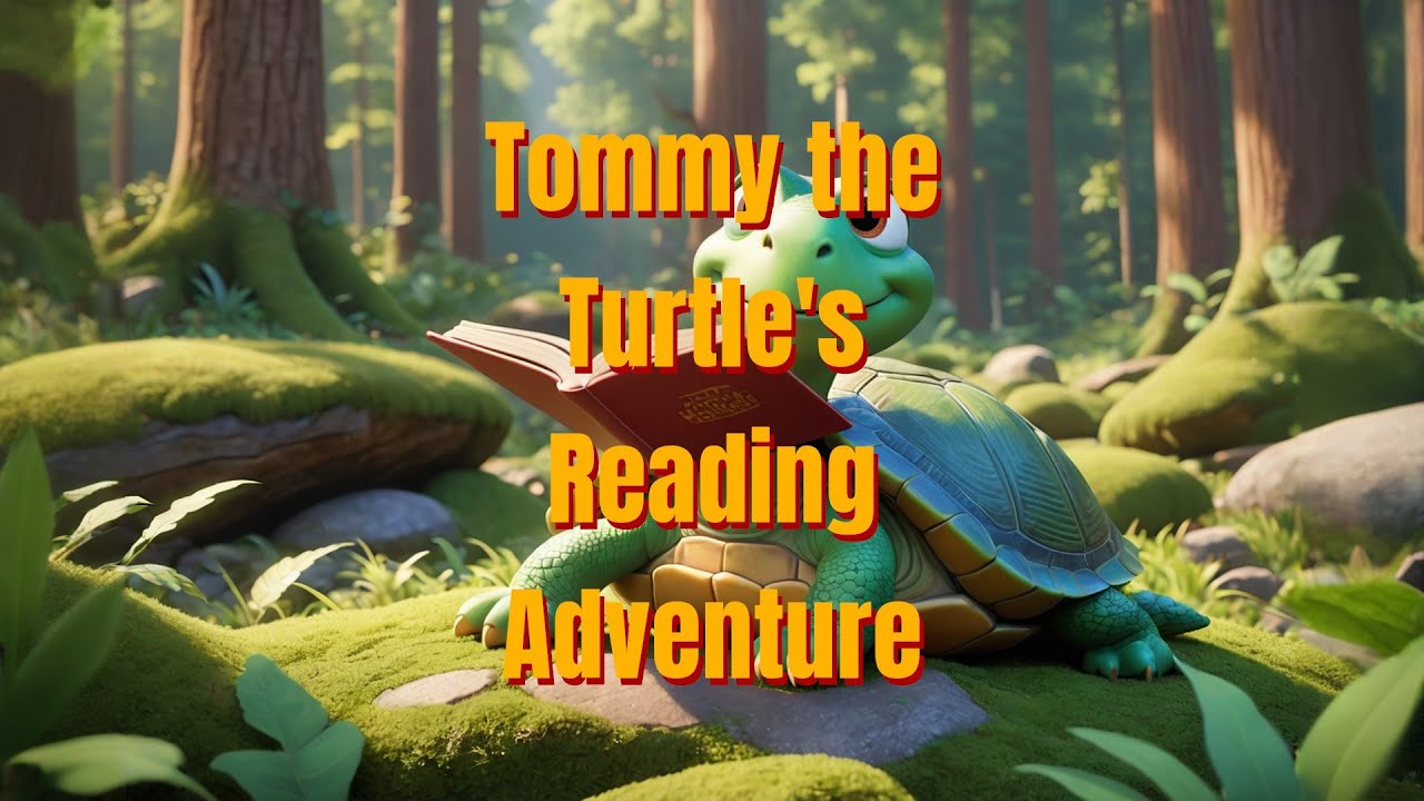 cartoon kids story Tommy the Turtle's Reading Adventure #cartoon #story ...
