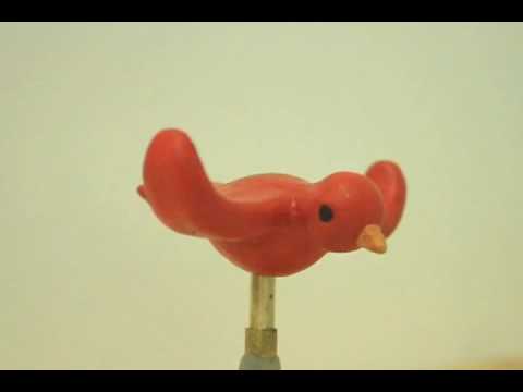 Flying Bird Stop-Motion Replacement Cycle - Painted - YouTube