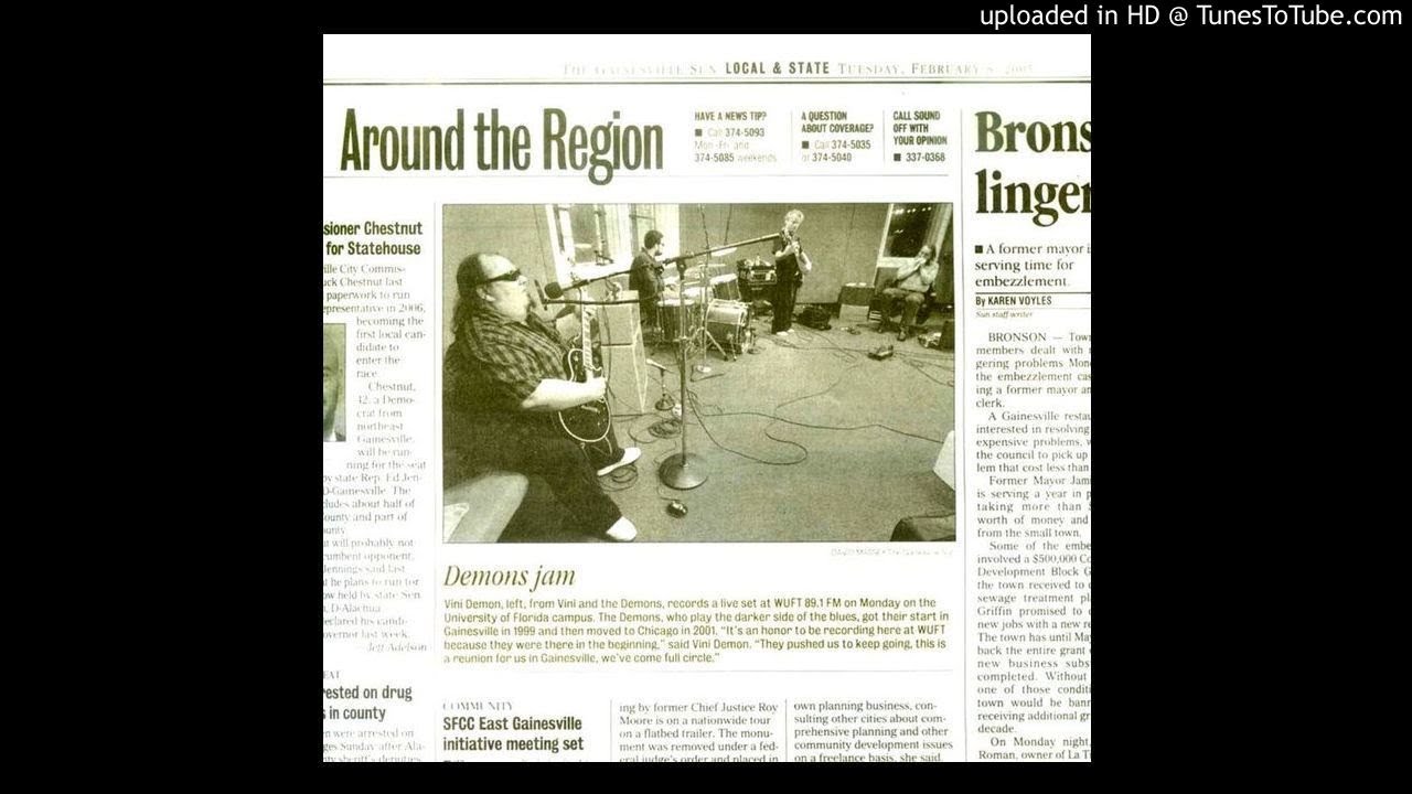 Vini and the Demons Live at WUFT Studio - Possession Blues - YouTube