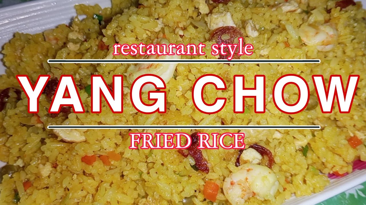 YANG CHOW FRIED RICE / RESTAURANT STYLE | MJ POLE - YouTube