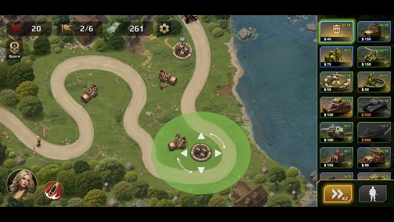 WWII Defense: RTS Army TD Game (mobile) Level 35 (Easy) - YouTube