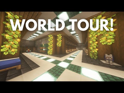 Minecraft Realm World Tour! - YouTube