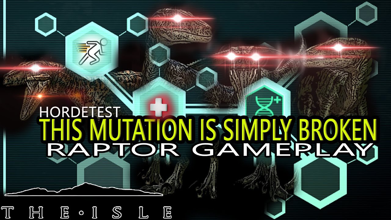 This Mutation is absolutely broken || The Isle (HordeTest) - YouTube