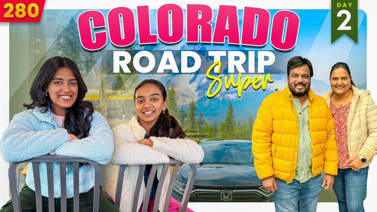 Day 2 COLORADO Road Trip Super 😍| Reached Colorado Springs | VAAS ...