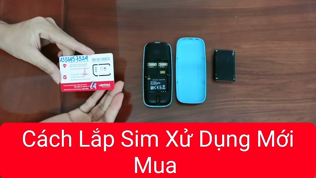 Hướng Dẫn Lắp Sim Điện Thoại Mới Mua Về Để Sử Dụng Đúng Cách - YouTube