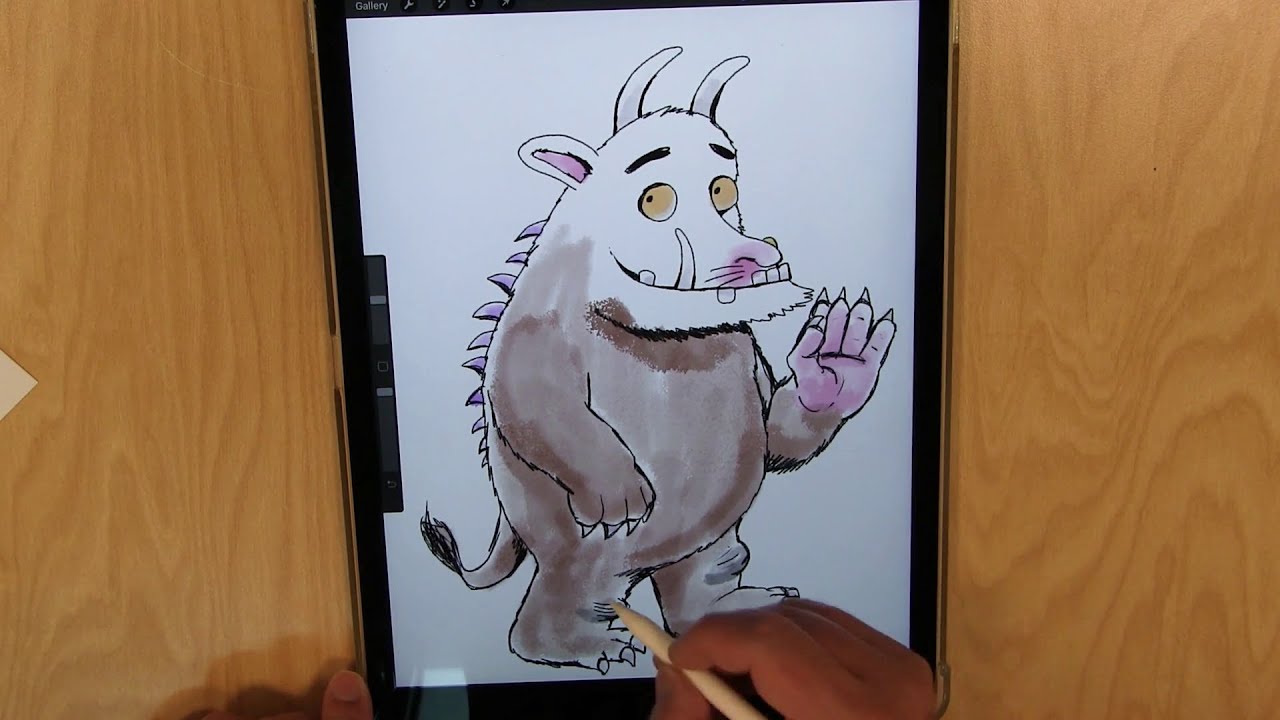 Let's Draw The Gruffalo - YouTube