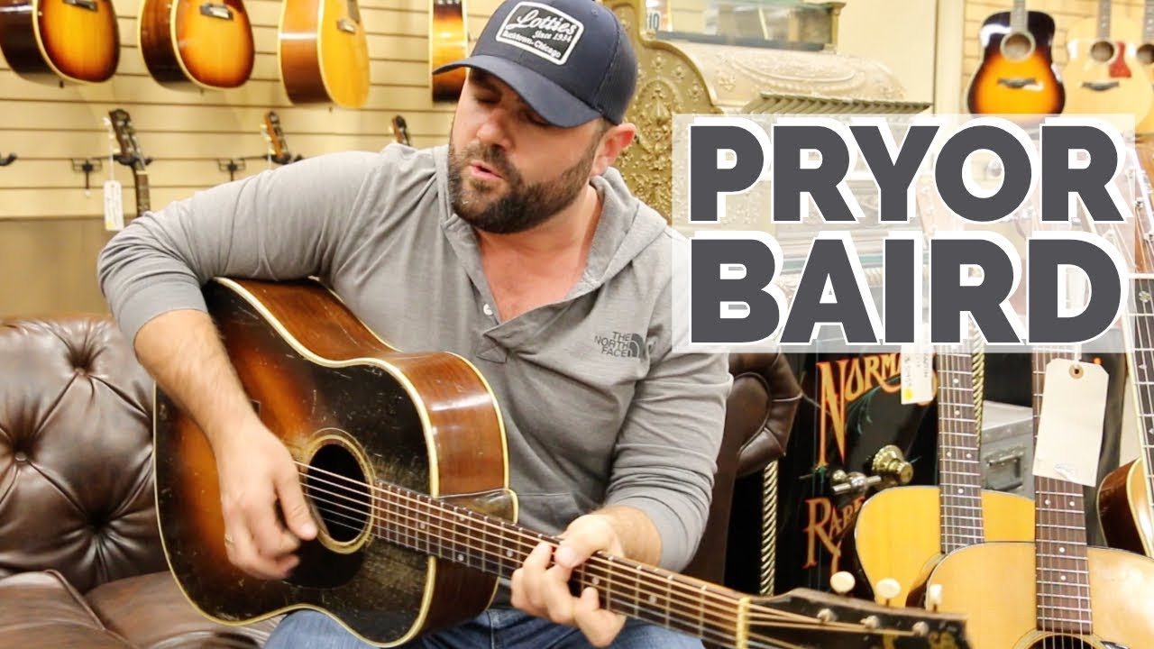 Pryor Baird playing a 1942 Gibson Banner Southern Jumbo at Norman's ...