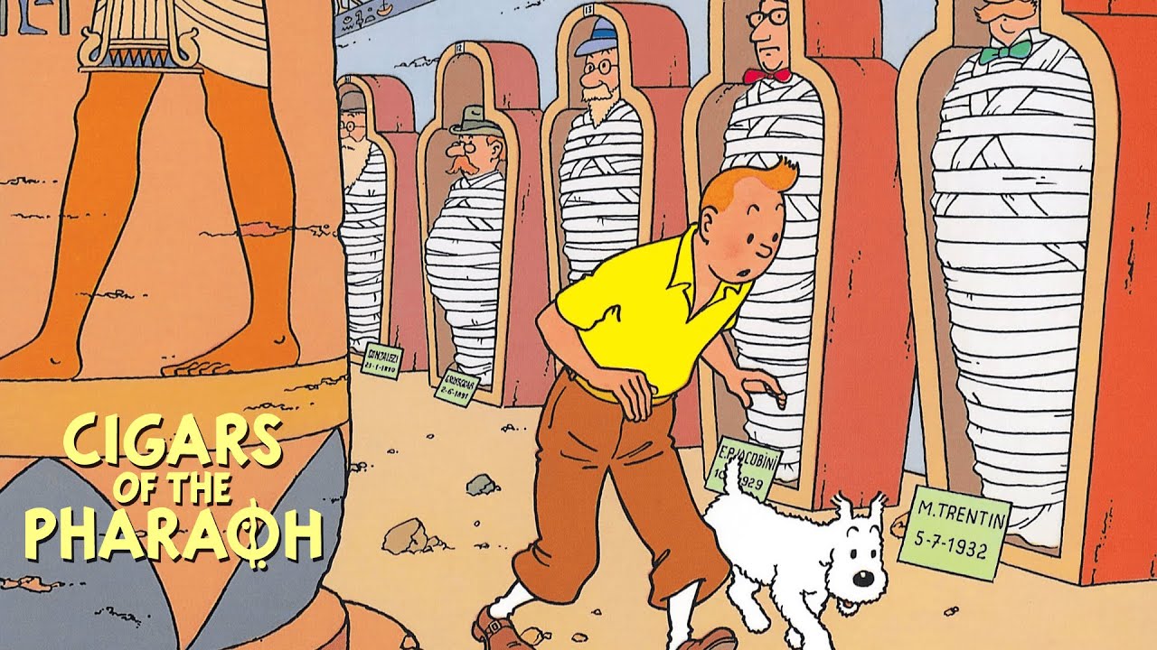 Tintin Comics-- Cigars of the Pharaoh (Full Comics in Video) - YouTube