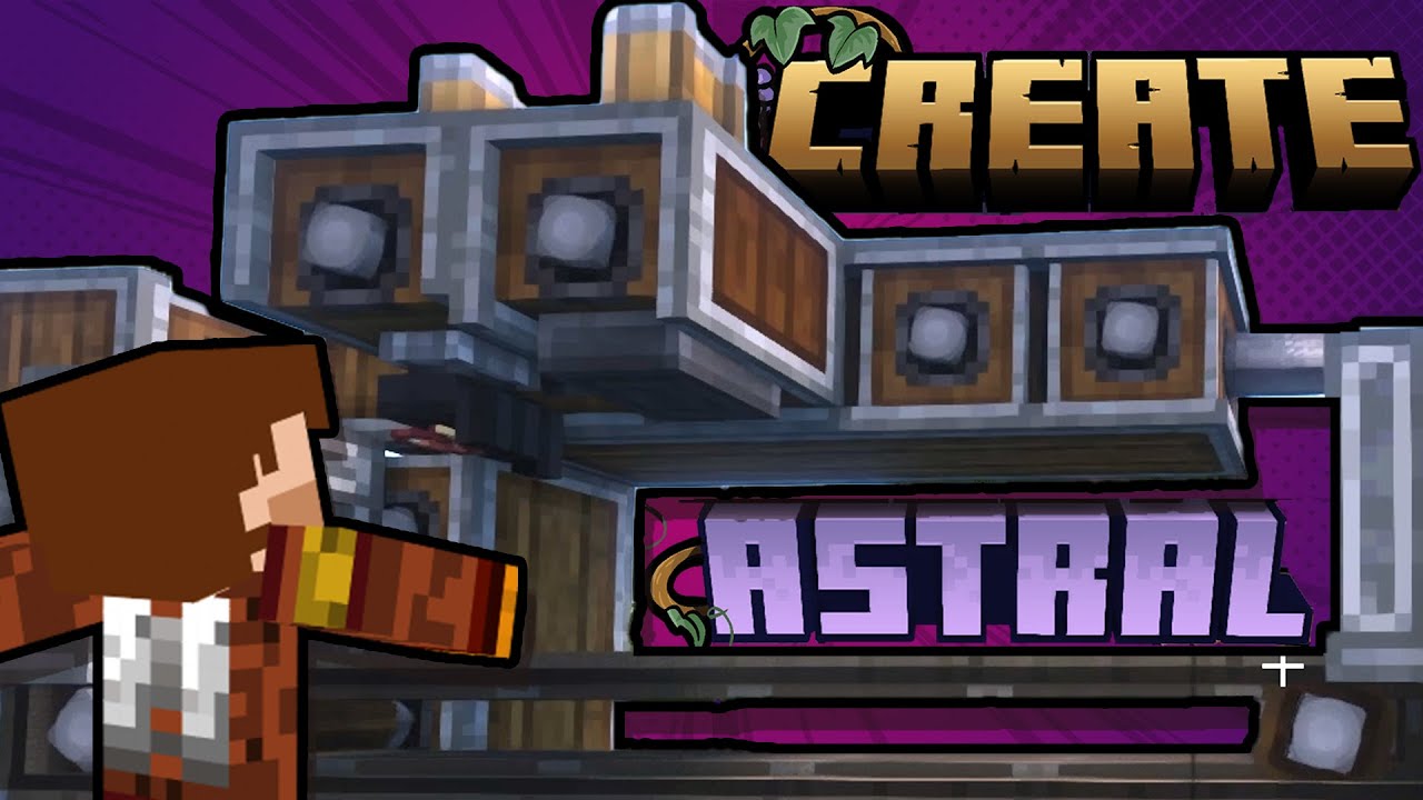 Ash Gets Sturdy - Create Astral Ep 17 - Modded Minecraft (4-Player ...
