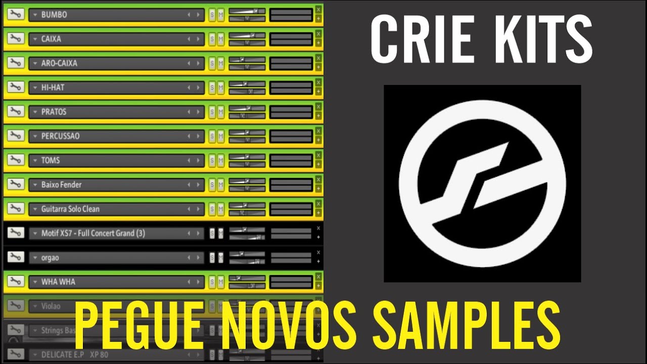 COMO CRIAR, PEGAR NOVOS SAMPLES E SALVAR KITS PARA KONTAKT - YouTube