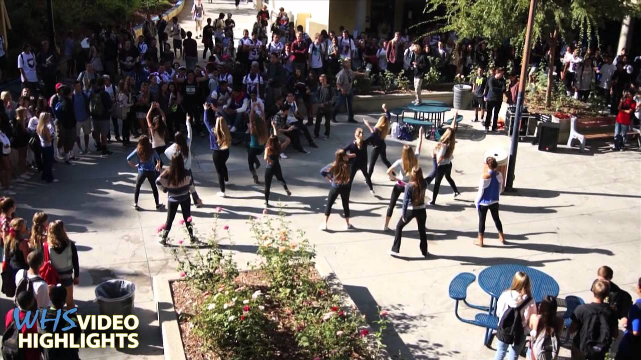 WHS Dance Team Flash Mob! - YouTube