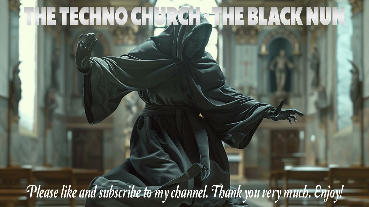 The Techno Church - The Black Nun (Techno Music with AI] #techno # ...