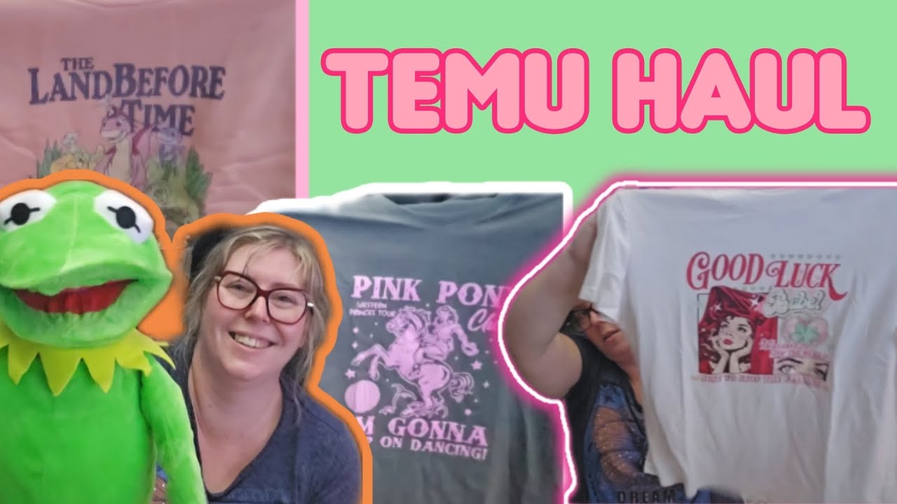 Temu Haul- Pink Pony Club + Kermit De Frog 🐸 - YouTube