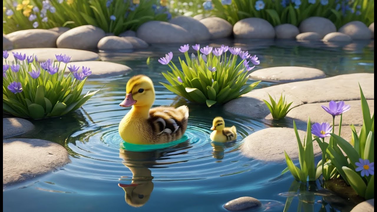 Baby Duck Quack Quack Quack | Cute Duck Song for Kids | Fun Nursery ...