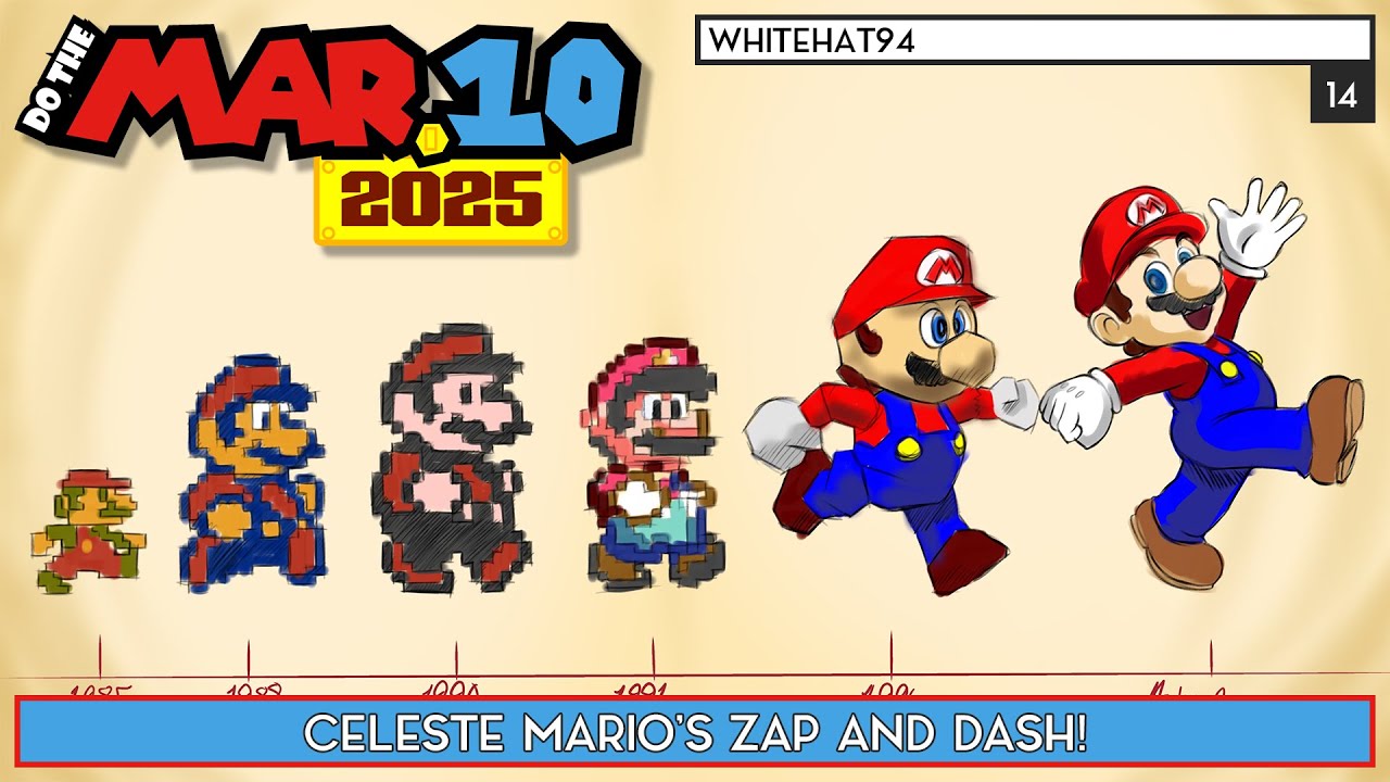 DoTheMario 2025 | (14) Celeste Mario's Zap and Dash! | WhiteHat94 - YouTube