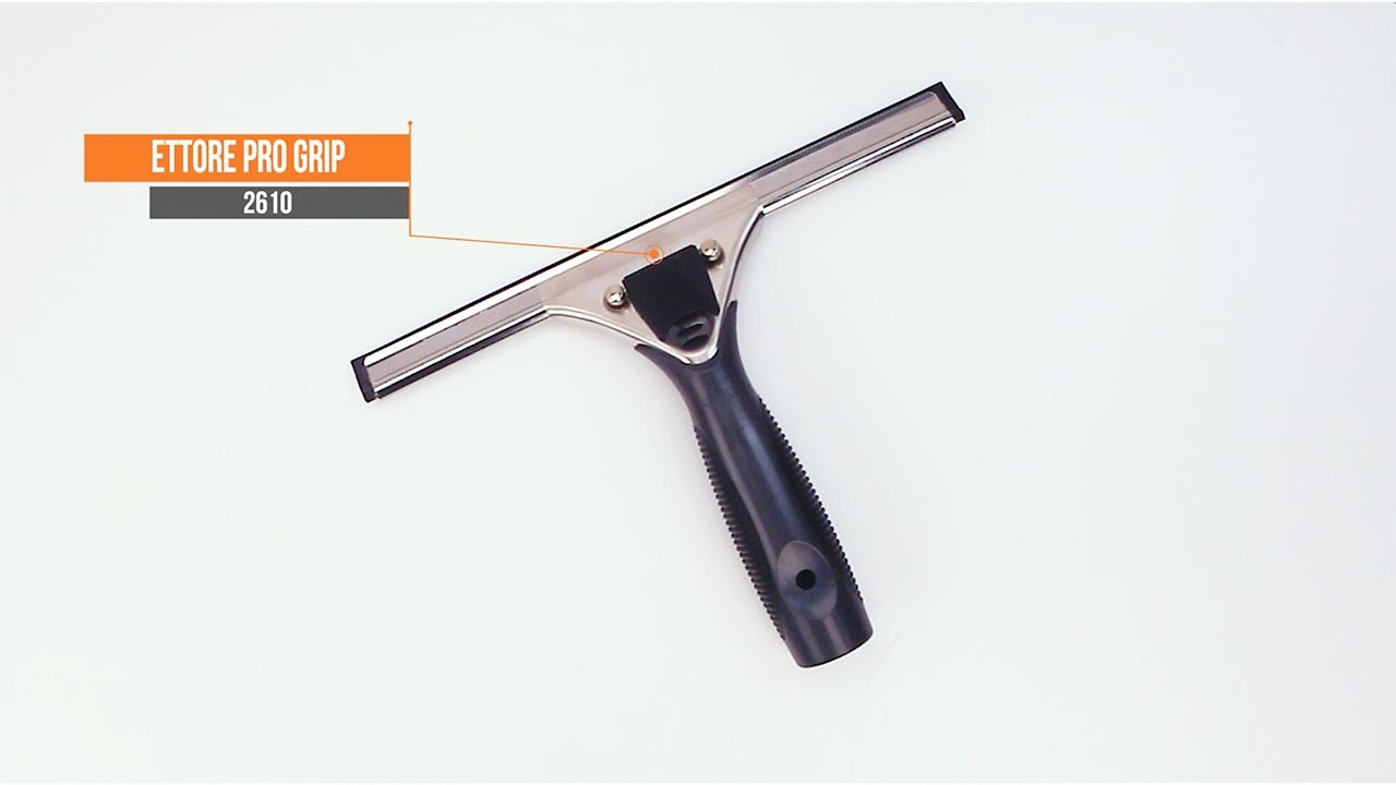 Ettore ProGrip Squeegee Handle - YouTube