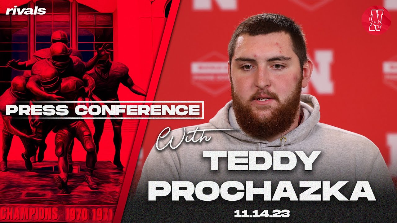 Nebraska Football: Teddy Prochazka interview (Nov. 14, 2023) - YouTube