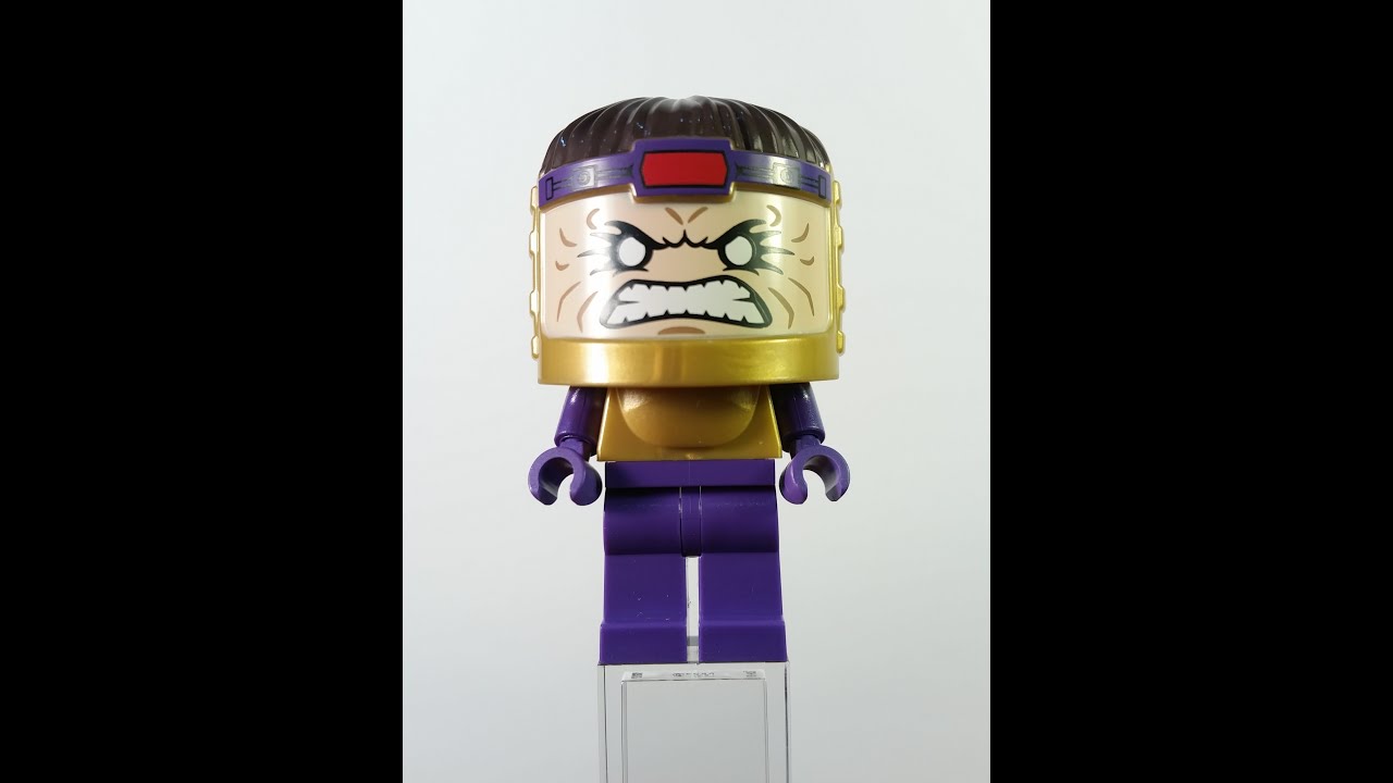 Lego Super Heroes MODOK Minifigure 360° view 76018 sh101 - YouTube