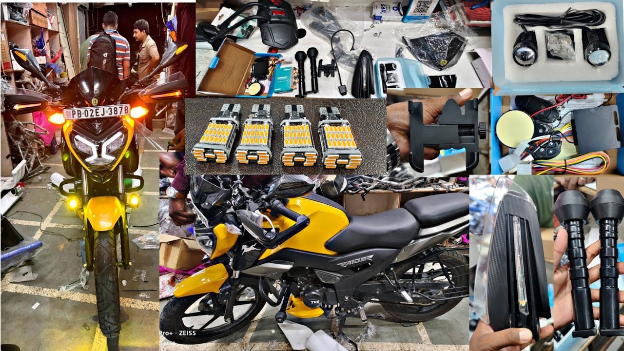 tvs raider 125cc modified || tvs raider 125 modified accessories ...