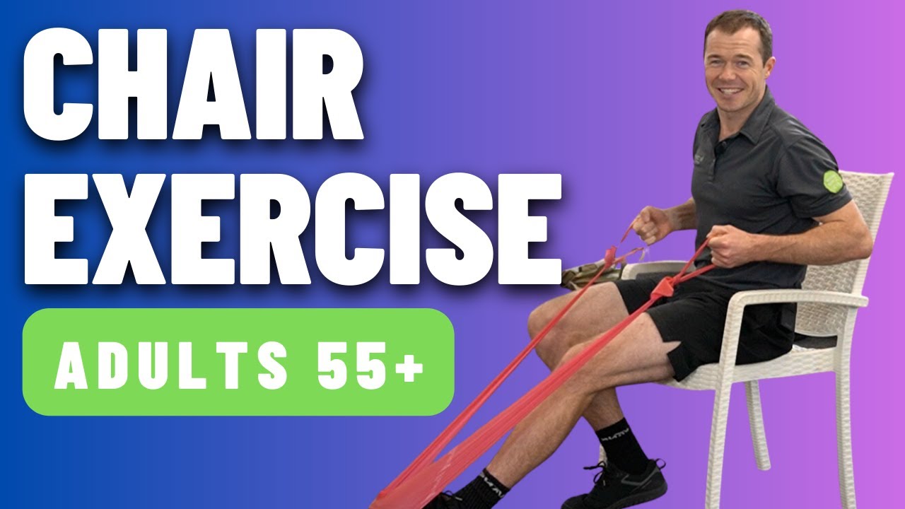 Safe Chair Exercises for Adults 55+ - YouTube
