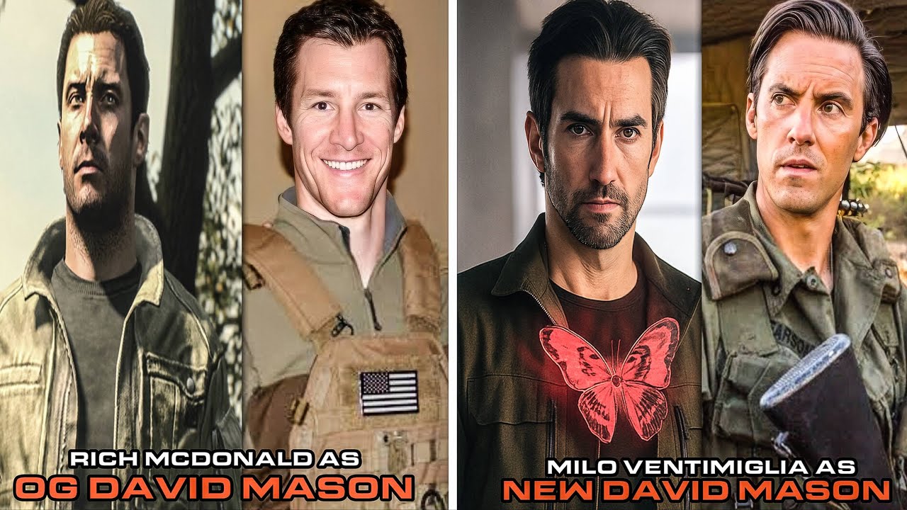 COD Black Ops: Main Characters With Different Voice Actors Comparison ...