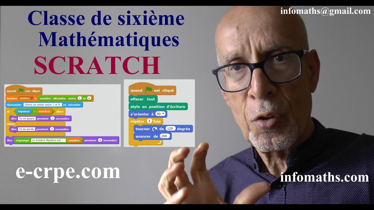 MATHS EN SIXIÈME . SCRATCH . COURS IV - YouTube
