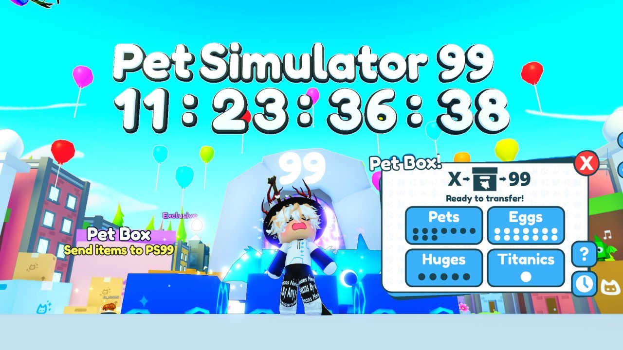 Pet Simulator X | กล่องโอนสัตว์ Pet 99 เตรียมตัวครั้งยิ่งใหญ่ สำหรับเกม ...