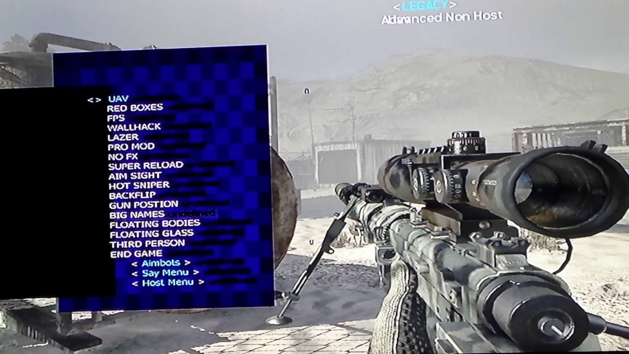 Mw2 legacy mod menu 1.14 patch ps3 no jailbreak OFW - YouTube