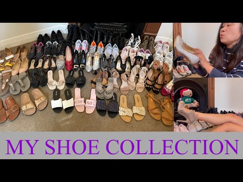 My SHOE COLLECTION | TRYING ON - YouTube