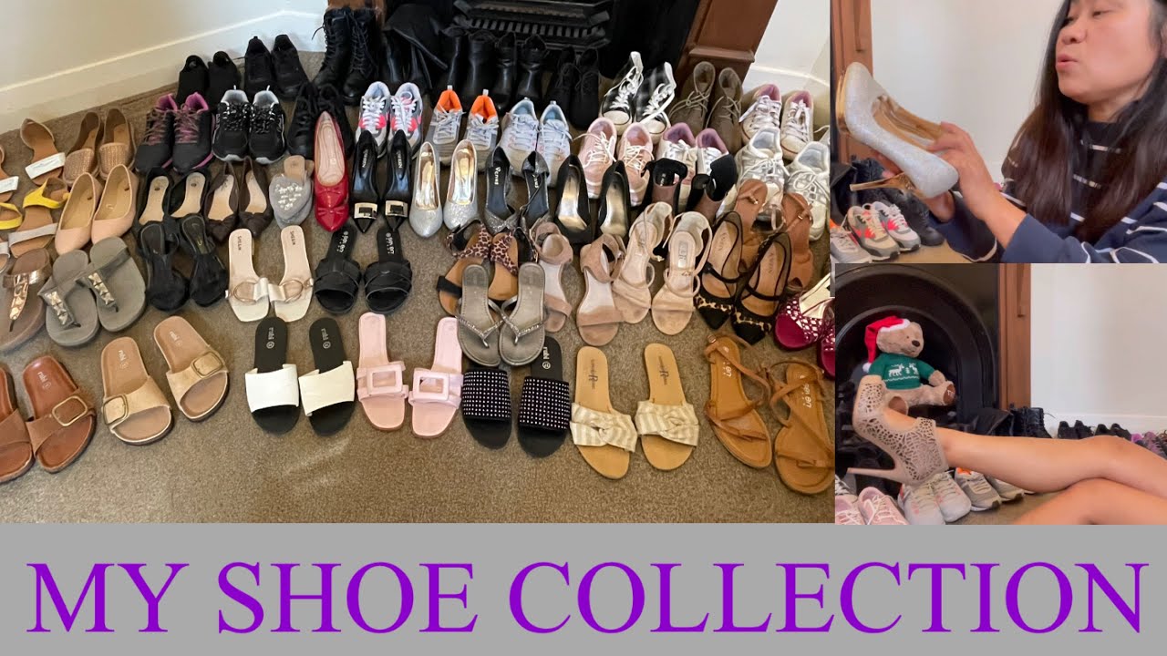 My SHOE COLLECTION | TRYING ON - YouTube