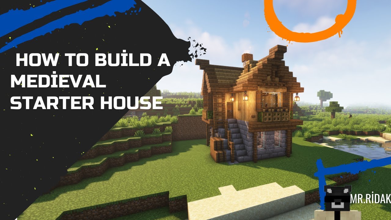 Minecraft: How to Build : Medieval Starter House Tutorial - YouTube