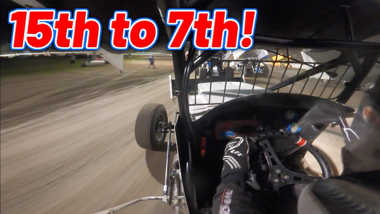 Tanner Holmes 15th to 7th Charge With ASCS At Lakeside Speedway! (Full ...