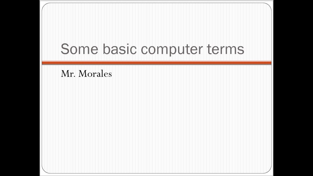 Basic Computer Terms YouTube basic-computer-terms-youtube