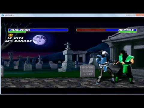 M.U.G.E.N Mortal Kombat Trilogy X - Cyber Sub-Zero (Combos, All ...