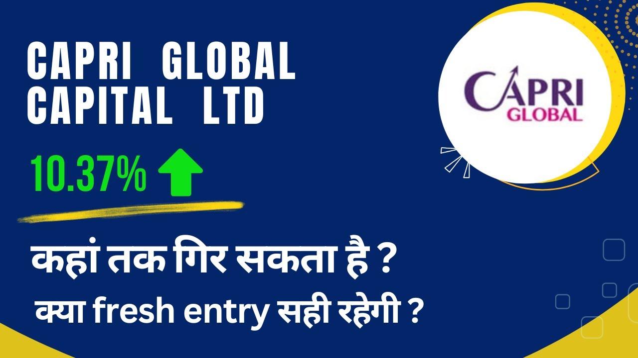 Capri Global Capital Ltd share news today | Capri Global Capital Ltd ...