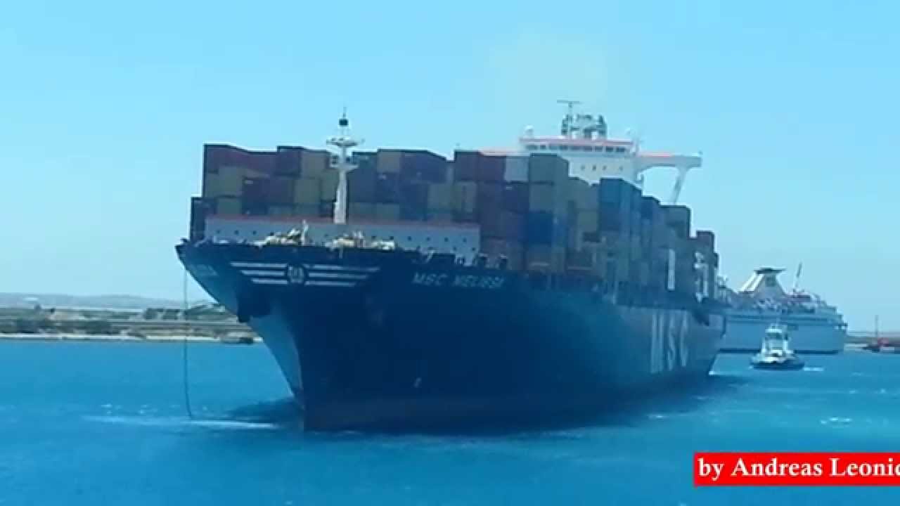 MSC MELISSA 300m-Container Ship Port of Limassol Cyprus - YouTube