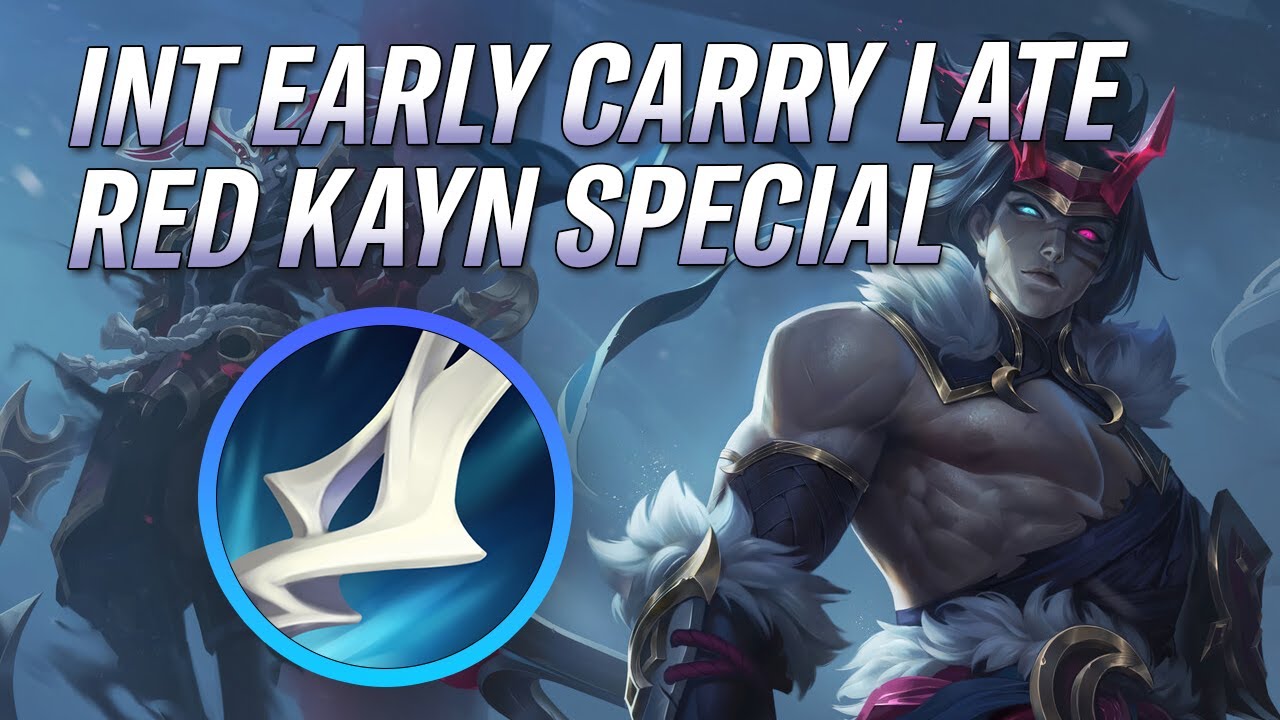 INT EARLY TO CARRY LATE! RED KAYN SPECIAL WITH MANAMUNE! KAYN WILD RIFT ...