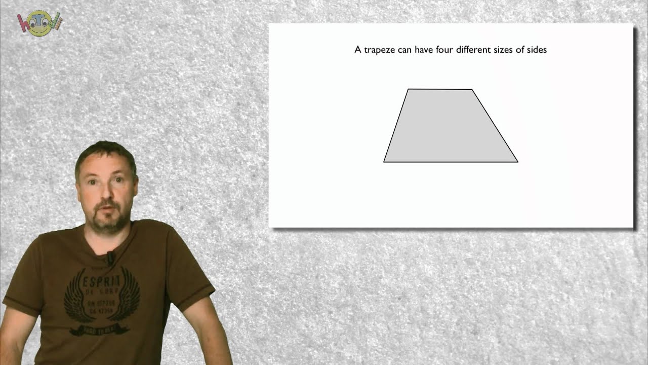 Calculating the area of a trapeze - YouTube