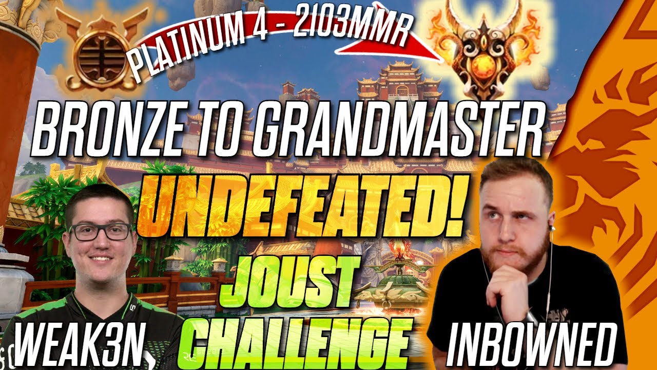 BRONZE TO GRANDMASTER UNDEFEATED JOUST CHALLENGE FT WEAK3N & INBOWNED ...
