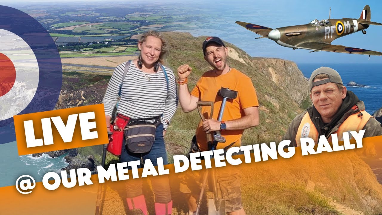 LIVE @ Spitfire Park metal detecting rally - YouTube