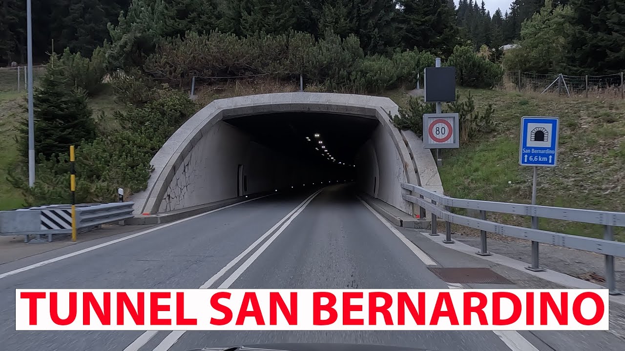 San Bernardino Tunnel Sperrung 2024