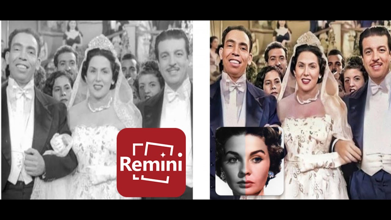 كيفية تحسين صورك القديمة وسيئة الجودة بخطوه واحدة - remini - colorize ...