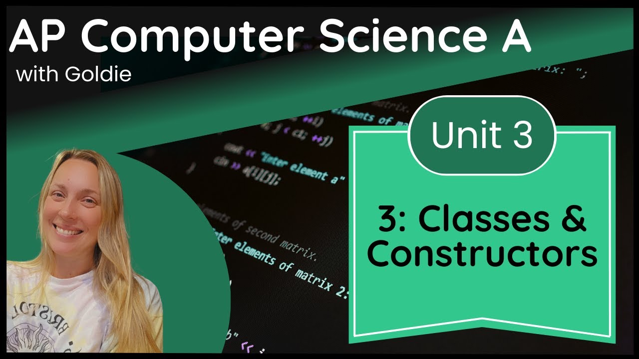 AP CSA Class Creation – Classes and Constructors - YouTube